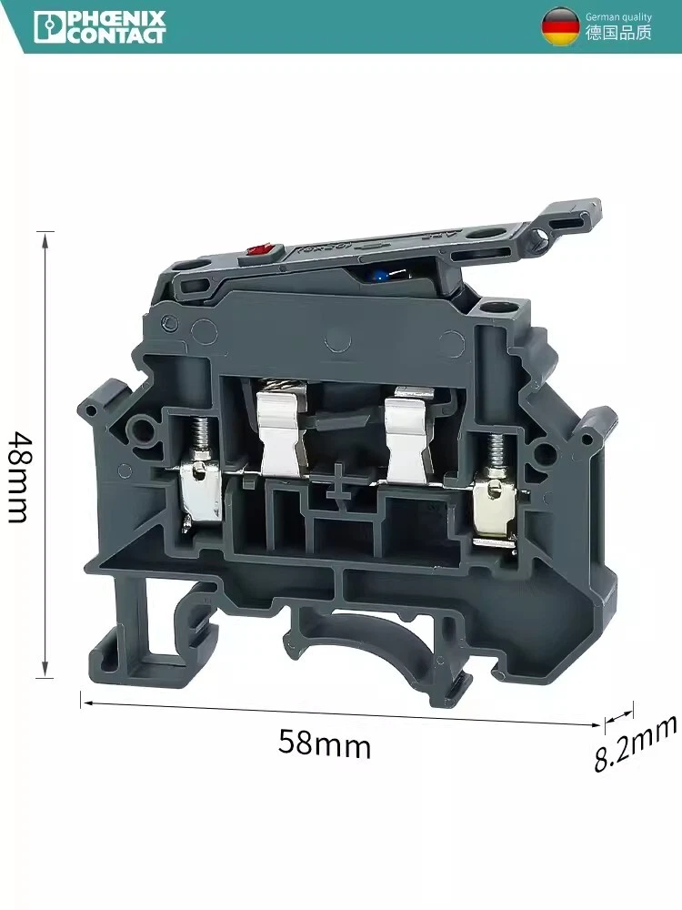 Phoenix Contact Din Rail Terminal Screw Blocks 3246434 TB 4-HESILED 24 ...